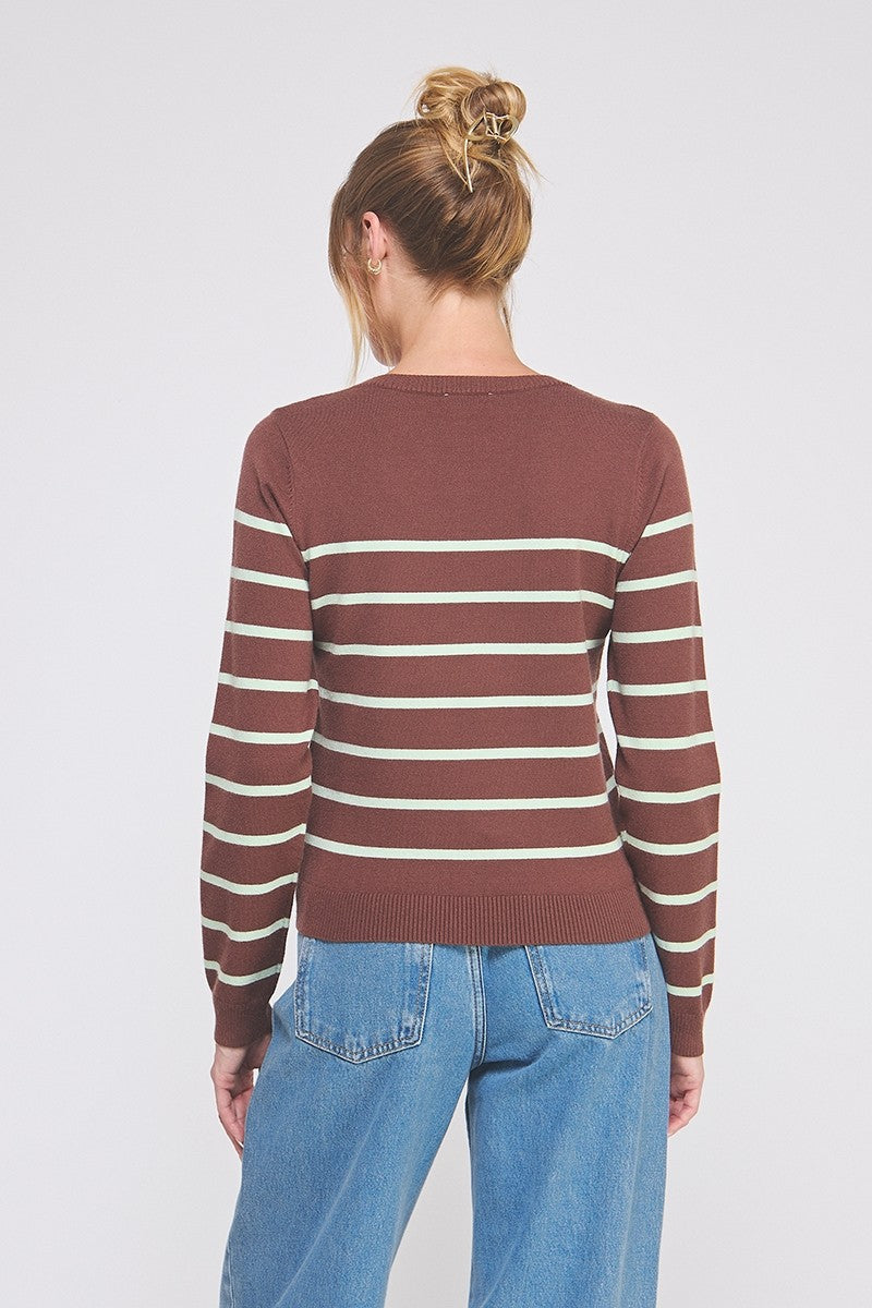 Andes Fine Striped Sweater – Poor Little Rich Girl